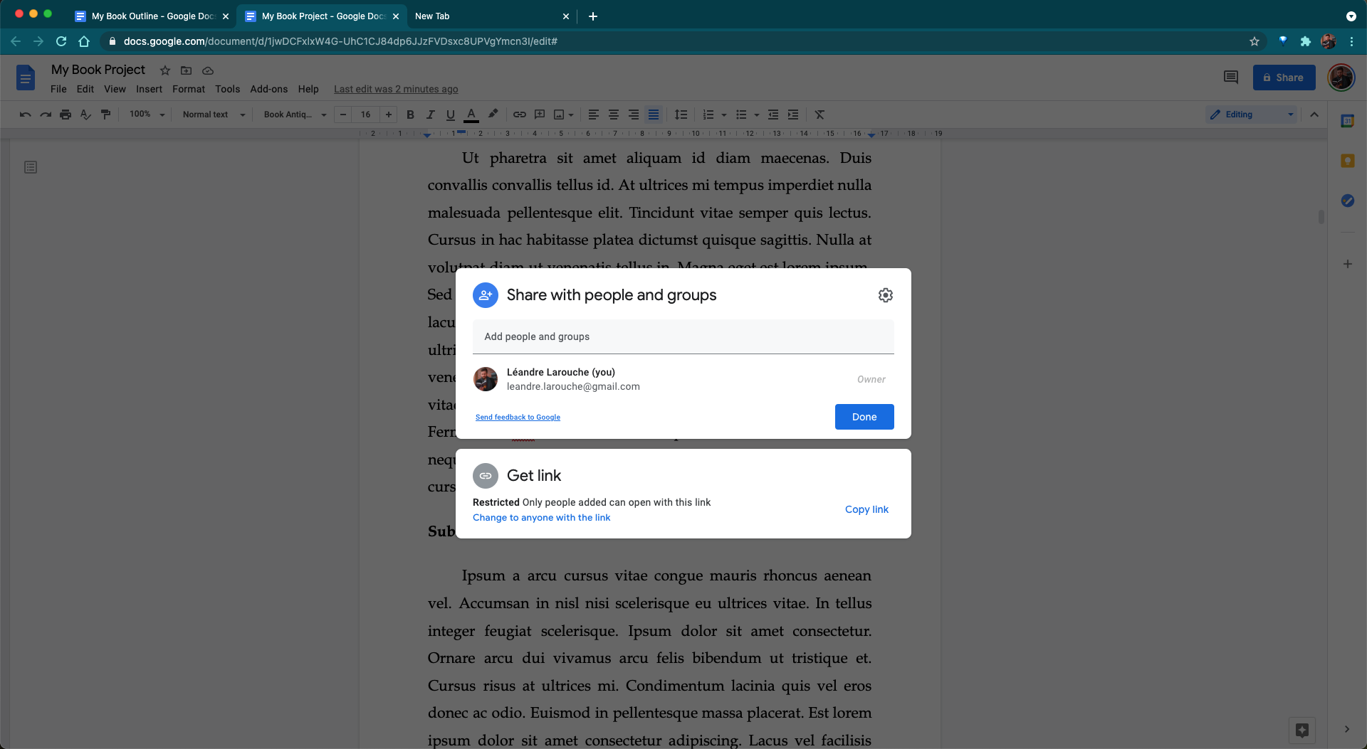 How to Write a Book in Google Docs: Guide With Template
