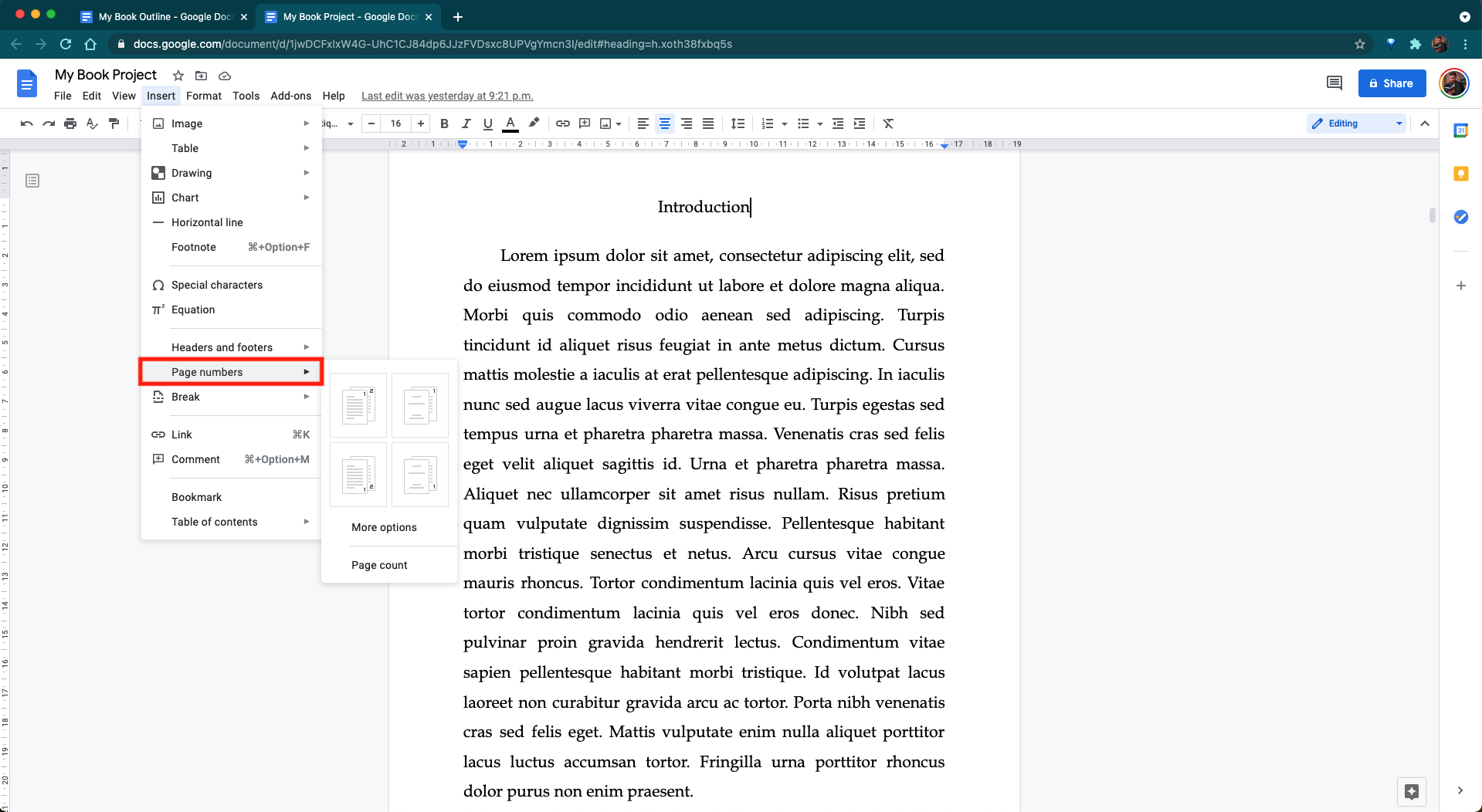 How To Format A Novel Template In Google Docs Hansen Hustme